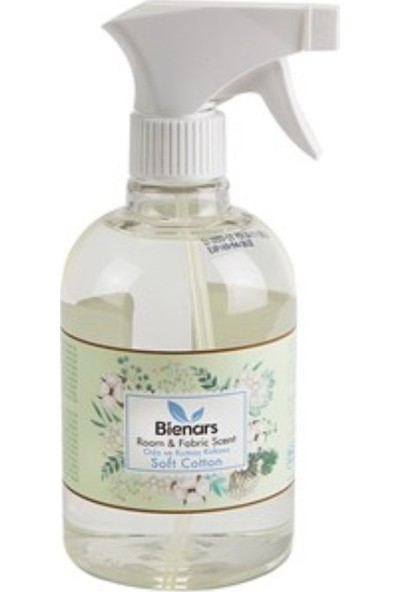 Bienars Oda ve Kumaş Kokusu Soft Cotton 500 ml. Bienars Oda ve Kumaş Kokusu Soft Cotton 500 ml.