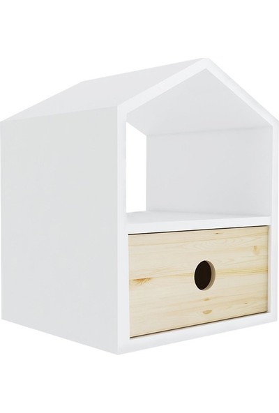 Odun Concept Çocuk Odası Çekmeceli Komodin Ahşap Trigon