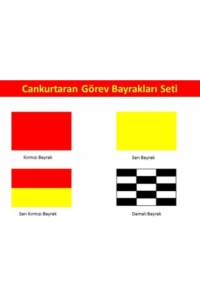 Dry Cankurtaran Görev Bayrakları Seti Dry Cankurtaran Görev Bayrakları Seti