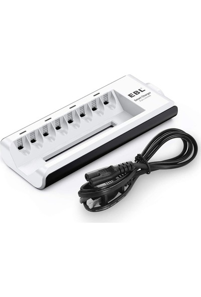 Ebl LED Göstergeli AA AAA Nimh Nicd Şarj Cihazı 8'li Ebl LED Göstergeli AA AAA Nimh Nicd Şarj Cihazı 8'li
