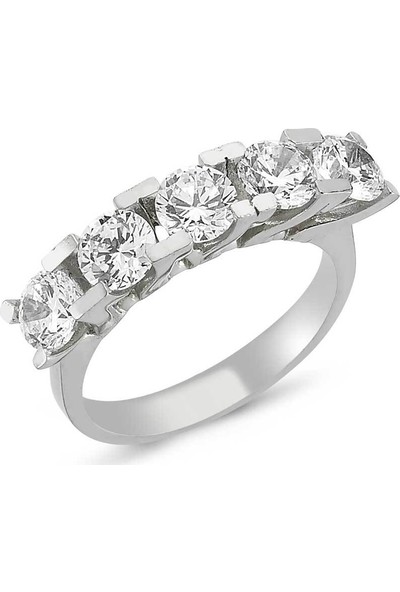 Bilezikhane 14 Ayar Altın Beştaş Yüzük 4.50 Gram