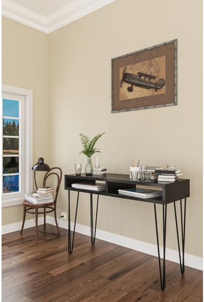 Wood House Anatolia Dresuar Bölmeli - SİYAH Wood House Anatolia Dresuar Bölmeli - SİYAH