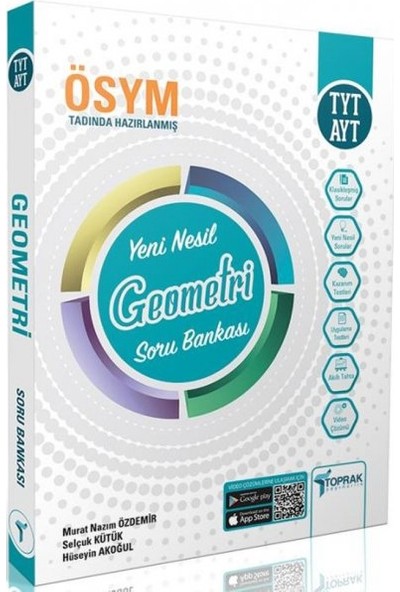 Toprak Yayıncılık TYT-AYT GEOMETRİ SORU BANKASI Murat Nazım ÖZDEMİR