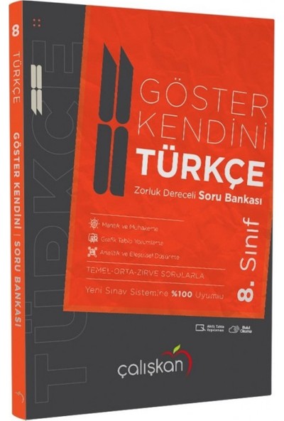Çalışkan Yayınları 8. Sınıf LGS Türkçe Göster Kendini Soru Bankası