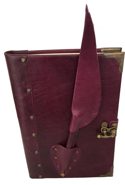 Good Time El Yapımı Günlük Anı Hatıra Defteri - Kalemli