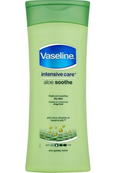 Vaseline Vücut Losyon Aloevera Soothe 400 ml Vaseline Vücut Losyon Aloevera Soothe 400 ml