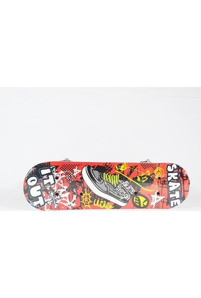 Mega Oyuncak Kaykay Çift Taraf Baskılı Ahşap Desenli Renkli Tekerlek 60 cm Mega Oyuncak Kaykay Çift Taraf Baskılı Ahşap Desenli Renkli Tekerlek 60 cm