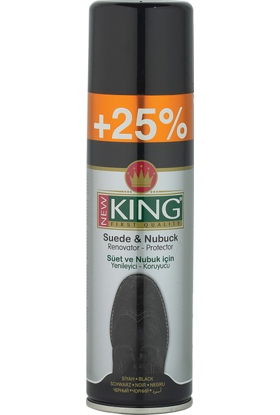 New King Süet ve Nubuk Yenileyici-Koruyucu Sprey New King Süet ve Nubuk Yenileyici-Koruyucu Sprey