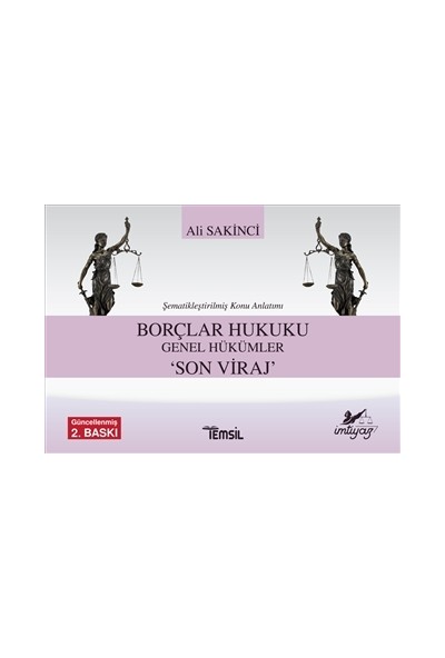 Borçlar Hukuku Genel Hükümler - Ali Sakinci Borçlar Hukuku Genel Hükümler - Ali Sakinci