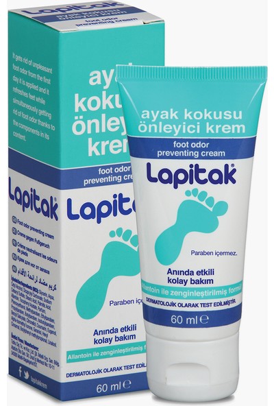 Lapitak Ayak Kokusu Önleyici Krem
