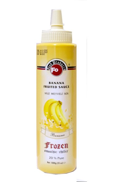 Fo Frozen Muz Aromalı Püre 1000gr
