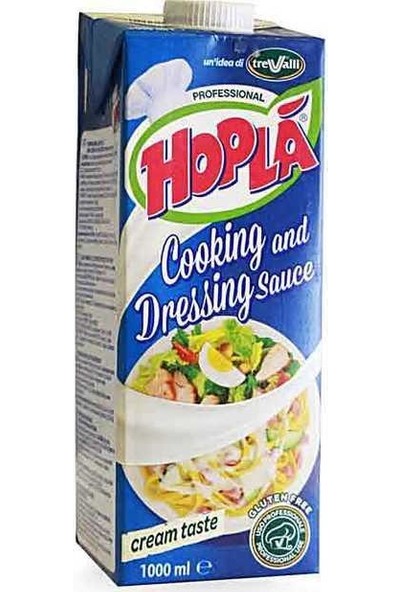 Hopla Cooking Şekersiz Krema 1KG