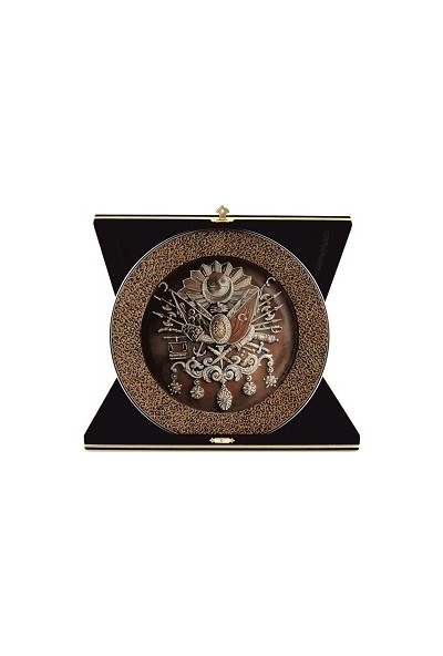 Sanatzade Bakır Sim Işlemeli El Yapımı Osmanlı Arması Sanatzade Bakır Sim Işlemeli El Yapımı Osmanlı Arması