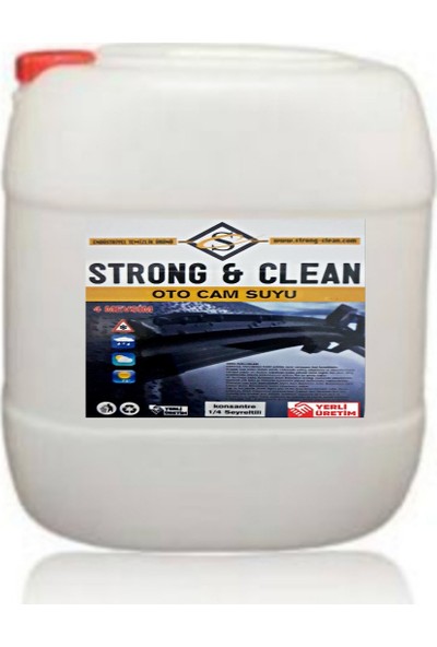 Strong & Clean Oto Cam Suyu 30 kg