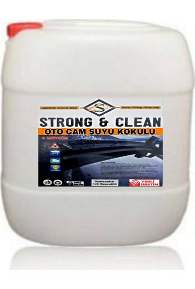 Strong & Clean Oto Cam Suyu Kokulu 30 kg Strong & Clean Oto Cam Suyu Kokulu 30 kg