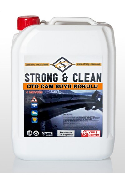 Strong & Clean Oto Cam Suyu Kokulu 5 kg Strong & Clean Oto Cam Suyu Kokulu 5 kg