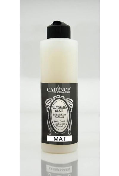 Cadence UltiMate Glaze Kalın Sır Vernik 250 ml Mat