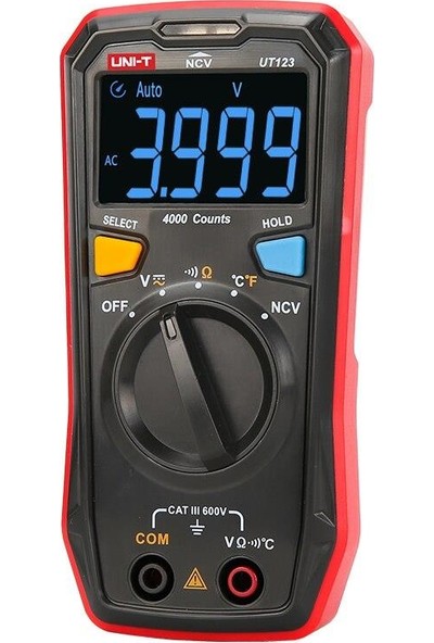 Unit Ut 123 Cep Tipi Mini Multimetre Ölçü Aleti Avometre Unit Ut 123 Cep Tipi Mini Multimetre Ölçü Aleti Avometre