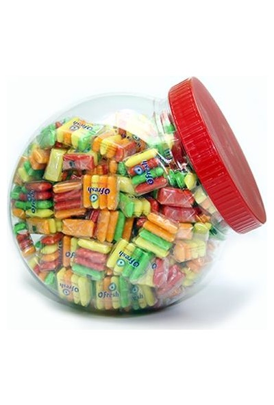 Saadet O'fresh Tutti Frutti Aromalı 4'lü Draje Sakız 200 Adet