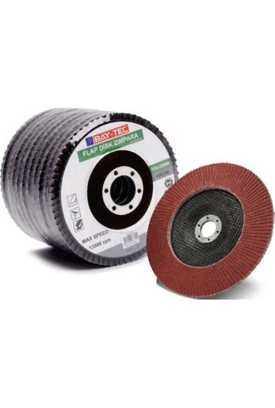 Bay-Tec Flap Disk Zımpara 115 mm 40 Kum (Mk 0200) Bay-Tec Flap Disk Zımpara 115 mm 40 Kum (Mk 0200)