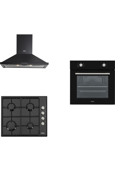 Vestel Siyah Ankastre Set 38 ( AD-6001 S - AO-6004 Ys - AF-5661 Ys ) Vestel Siyah Ankastre Set 38 ( AD-6001 S - AO-6004 Ys - AF-5661 Ys )