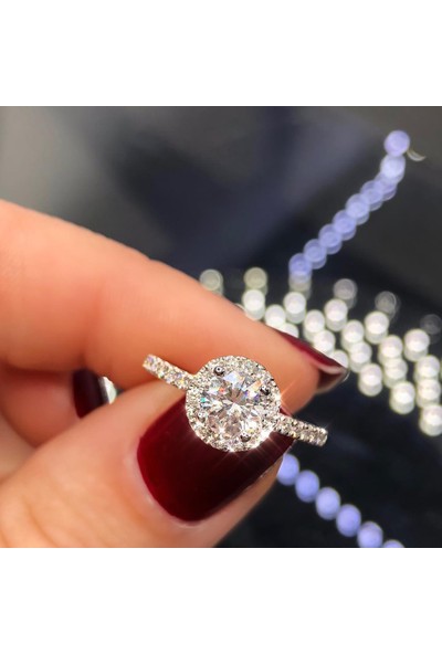 Crystal Diamond Zirconia Labaratuvar Pırlantası 1 Carat Tektaş Yüzük Crystal Diamond Zirconia Labaratuvar Pırlantası 1 Carat Tektaş Yüzük