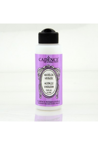 Cadence Su Bazlı Parlak Akrilik Vernik 120 ml Cadence Su Bazlı Parlak Akrilik Vernik 120 ml