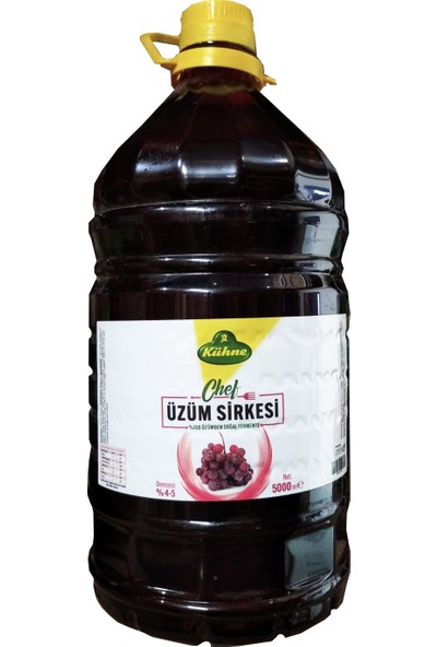 Kühne Chef Üzüm Sirkesi Pet 5 Lt Kühne Chef Üzüm Sirkesi Pet 5 Lt