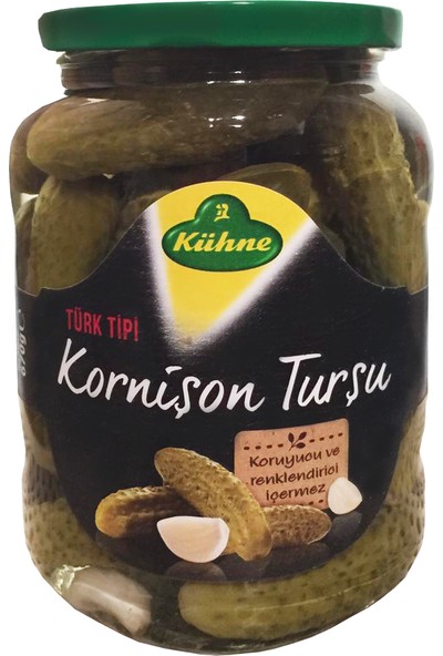 Kühne Türk Tipi Kornişon Turşusu 720 ml Kühne Türk Tipi Kornişon Turşusu 720 ml