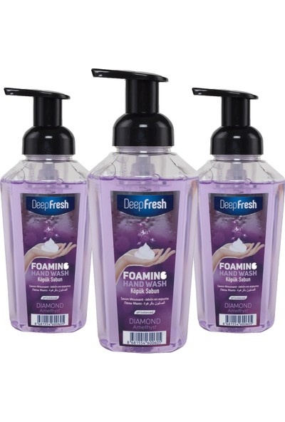 Deep Fresh Diamond Köpük Sabun Amethyst 3 x 400 ml Deep Fresh Diamond Köpük Sabun Amethyst 3 x 400 ml