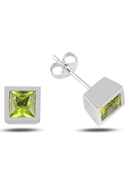 Sanal Kuyumculuk Peridot Küpe