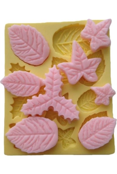 Simo Yaprak Temalı Silikon Kalıp