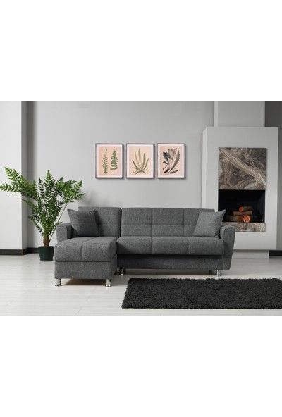 By Zeytin Nergis Jumbo Çift Yönlü Köşe Koltuk Takımı