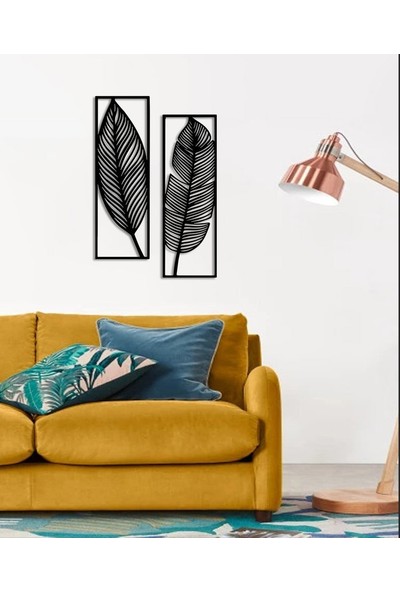 İnnova Metal Yaprak Motifli Metal Tablo Yaprak Motif Metal Duvar Dekoru 23 x 70 cm İnnova Metal Yaprak Motifli Metal Tablo Yaprak Motif Metal Duvar Dekoru 23 x 70 cm