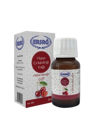 Ersağ Vişne Çekirdeği Yağı 30 ml