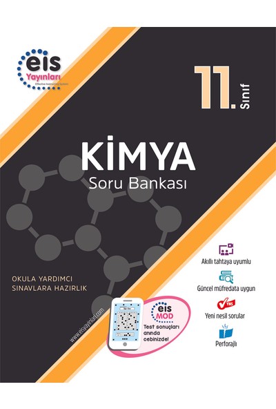 Eis Yayınları 11. Sınıf Kimya Soru Bankası Eis Yayınları 11. Sınıf Kimya Soru Bankası