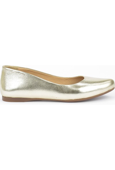 Ziya Kadın Deri Babet 10319 4008 Altın Ziya Kadın Deri Babet 10319 4008 Altın