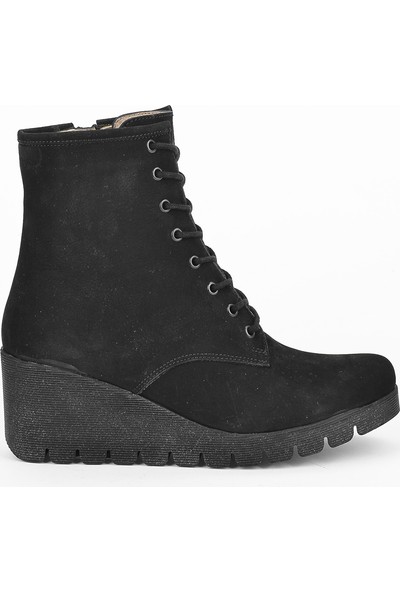 Ziya Deri Kadın Dolgu Topuk Bot 10398 5355 Siyah Ziya Deri Kadın Dolgu Topuk Bot 10398 5355 Siyah