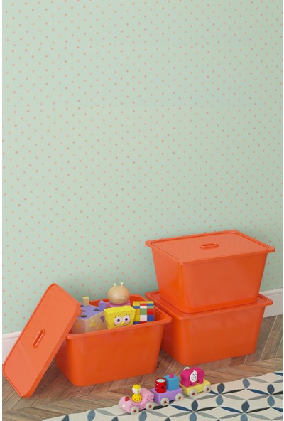 Pratico 3 Adet Turuncu Derin Oyuncak Sepeti 3DS3K Pratico 3 Adet Turuncu Derin Oyuncak Sepeti 3DS3K