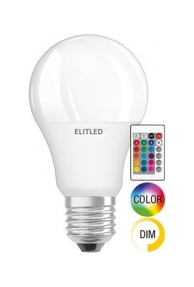 SmartFox Renk Değiştiren - LED Ampul - 9W Rgb - Uzaktan Kumandalı LED Ampul