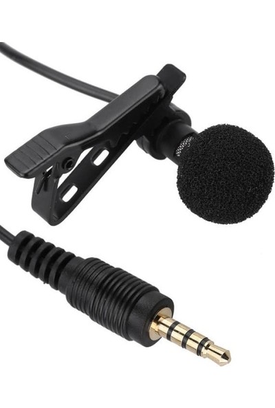 Lavalier JH-043 3,5mm Aux Yaka Mikrofonu Cep Telefonu Uyumlu Lavalier JH-043 3,5mm Aux Yaka Mikrofonu Cep Telefonu Uyumlu