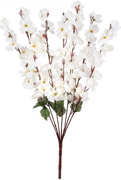 Nettenevime Yapay Çiçek Bahardalı Japon Kiraz Çiçeği 9 Dallı 40CM Beyaz Nettenevime Yapay Çiçek Bahardalı Japon Kiraz Çiçeği 9 Dallı 40CM Beyaz