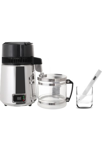 Dentreal Dahili Termostatlı Distile Saf Su Damıtma ve Imbik Cihazı Tds Dentreal Dahili Termostatlı Distile Saf Su Damıtma ve Imbik Cihazı Tds