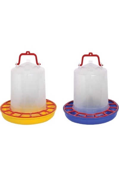 A.C.E.K Plastik Tavuk Civciv Yemlik 6 kg ve Suluk Takımı 6 lt