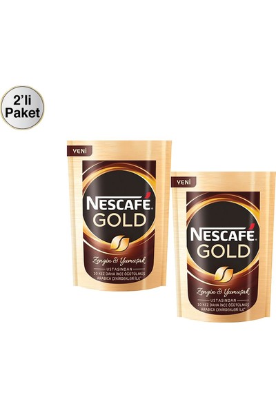 Nescafe Gold Eko 100 gr X 2 Nescafe Gold Eko 100 gr X 2