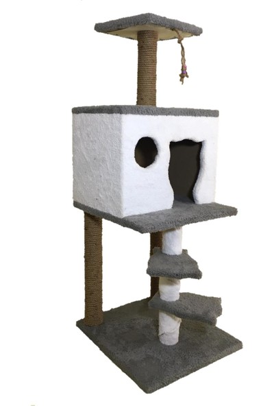 Mert Kedi Evi Merdivenli Lüks Kedi Evi