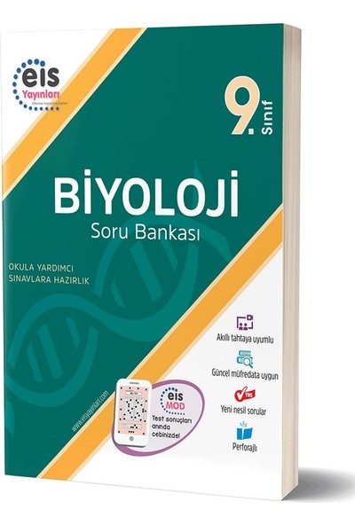 Eis Yayınları 9.sınıf Biyoloji Soru Bankası
