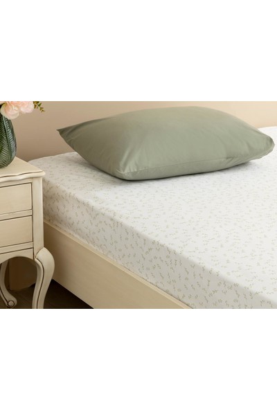 English Home Leafy Pamuklu Çift Kişilik Lastikli Çarşaf 160x200 cm Açık Yeşil English Home Leafy Pamuklu Çift Kişilik Lastikli Çarşaf 160x200 cm Açık Yeşil