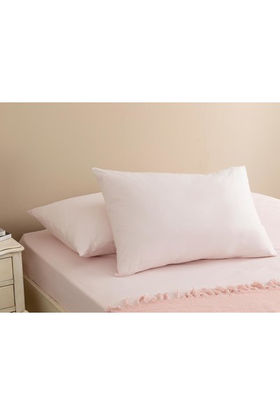English Home Düz Pamuklu 2'li Yastık Kılıfı 50x70 cm Toz Pembe English Home Düz Pamuklu 2'li Yastık Kılıfı 50x70 cm Toz Pembe