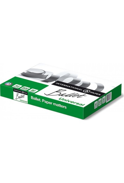 Ballet A3 Fotokopi Kağıdı 80 gr Tekli Ballet A3 Fotokopi Kağıdı 80 gr Tekli